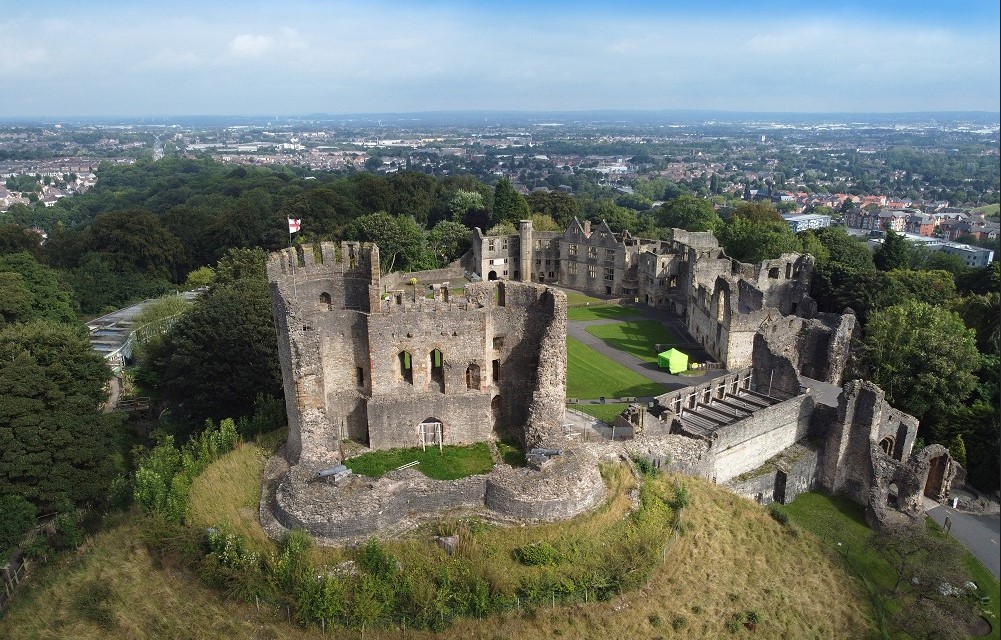 Dudley_Castle_aerial_view – The Peculiar Path